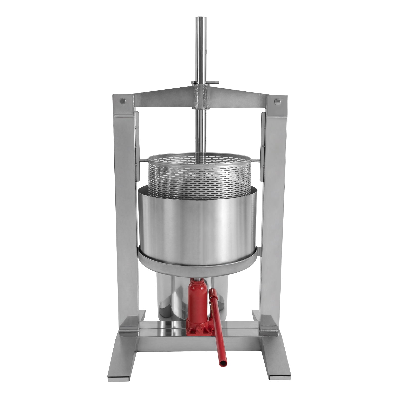 Manual Fruit Press with 3T Capacity Hydraulic Jack, Stainless Steel ...