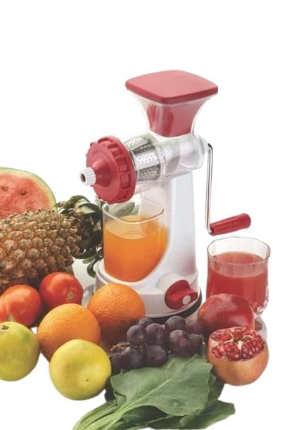 Manual Fruit and Vegetable Juicer Kitchen Appliance Red - Walmart.com