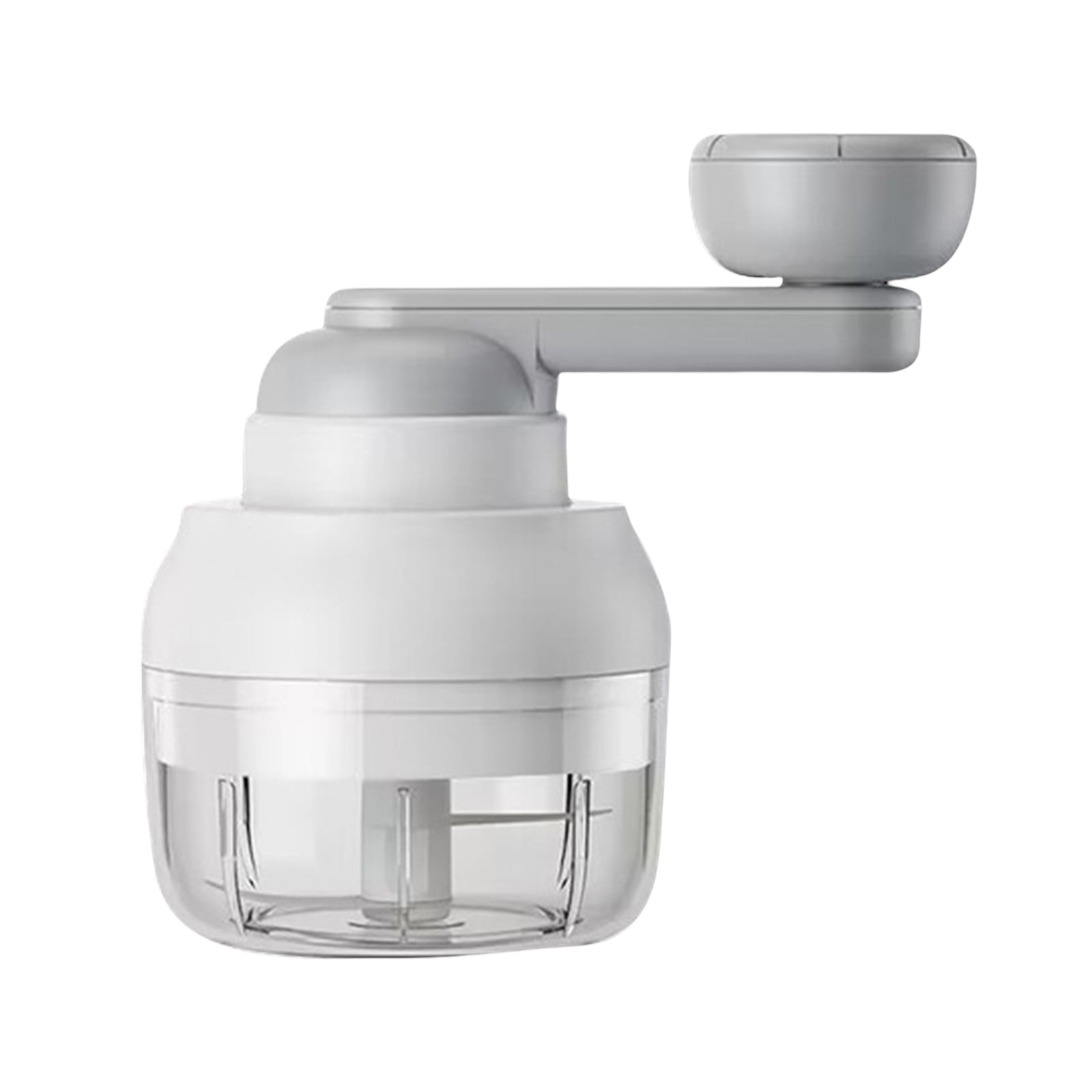 Manual Garlic Chopper Mini Portable Vegetable Cutter 100ML Nut Grinder ...