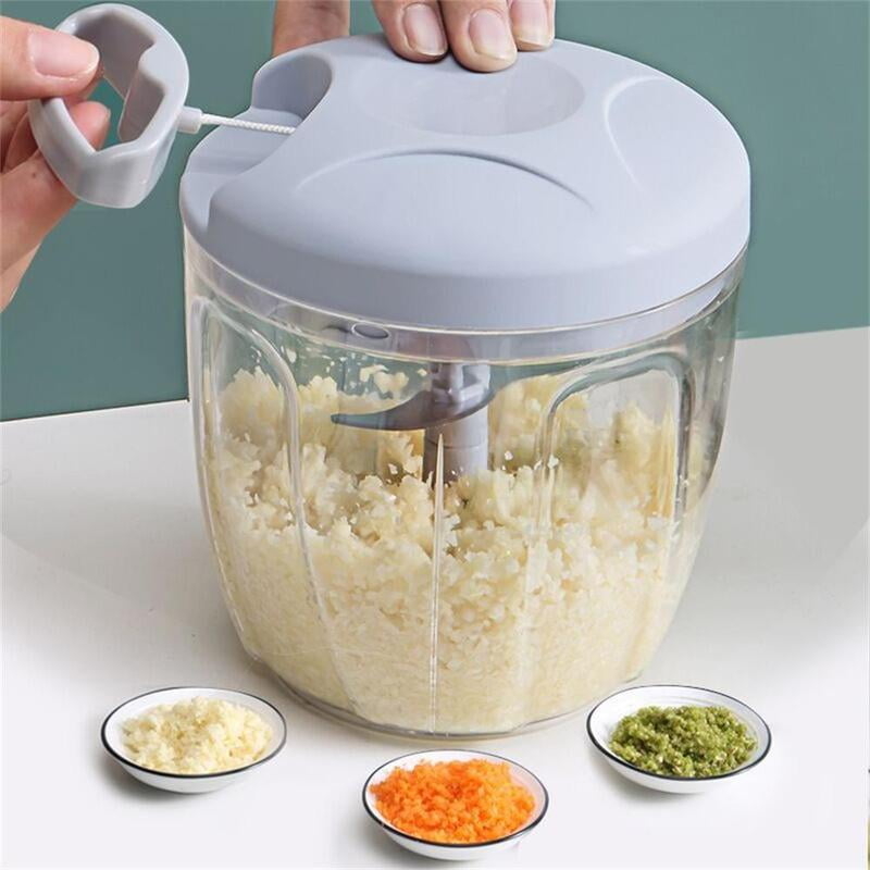 Manual Garlic Chopper, Multifunctional Mini Garlic Grinder, Vegetable ...