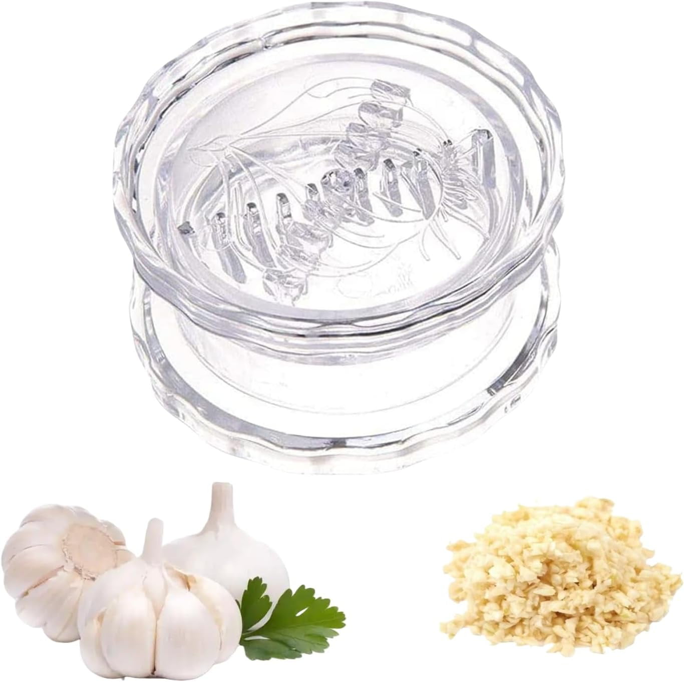 Manual Garlic Twister & Masher, Multi-Functional Mincer & Grinder for ...
