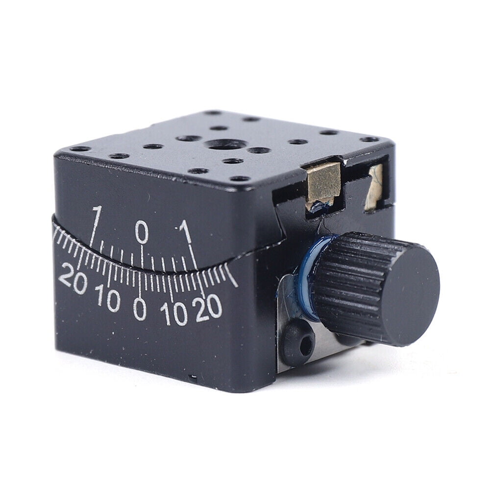 Manual Goniometer Stage Adjustable Grinding Dovetail Platform Guide ...