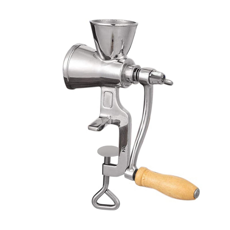 Manual Grain Grinder Hand Crank Grain Mill Stainless Steel Home Kitchen ...