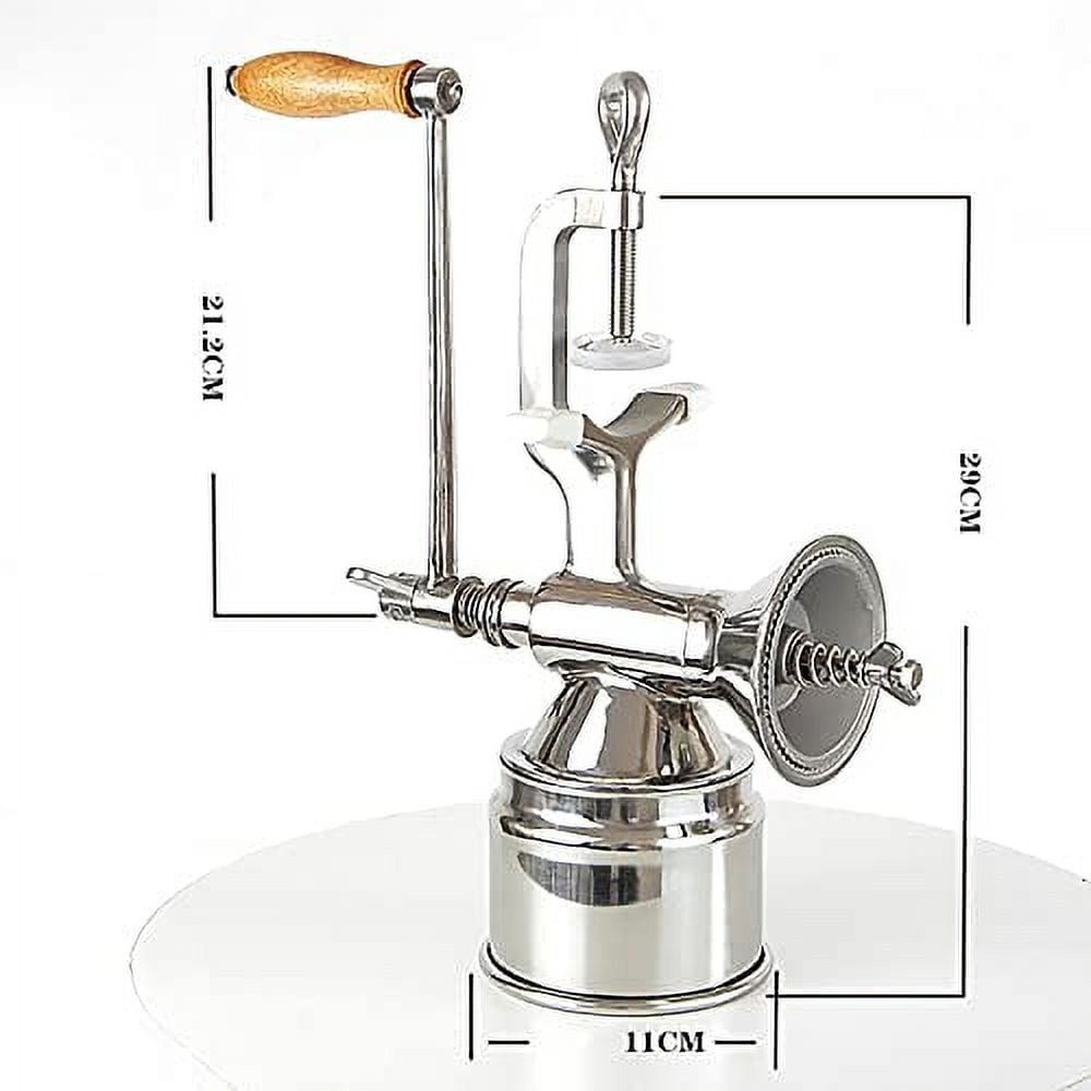 Manual Grain Grinder, Stainless Steel Countertop Hand Crank Corn ...