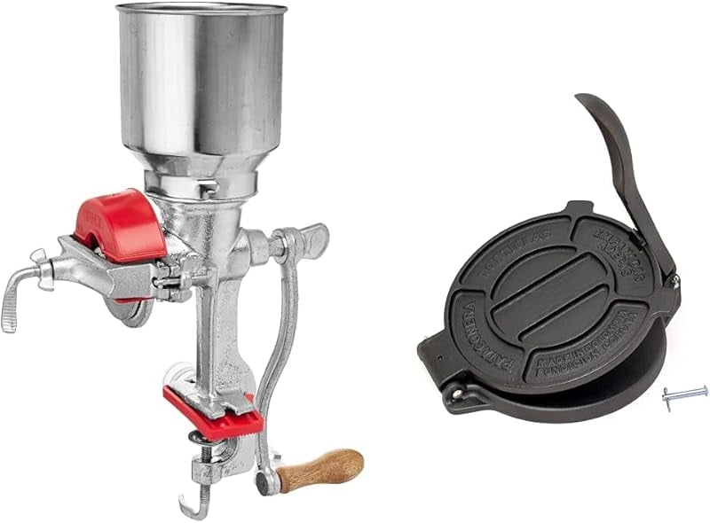 Manual Grain Grinder with High Hopper, Grain Mill for Kitchen Use, Made ...