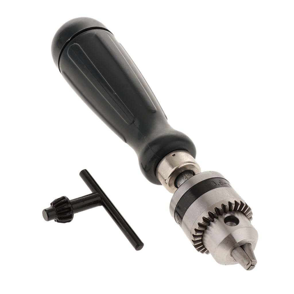 Manual Hand Drill Tool Set Pin Vises Rotary Tool DIY with Twist Drill ...