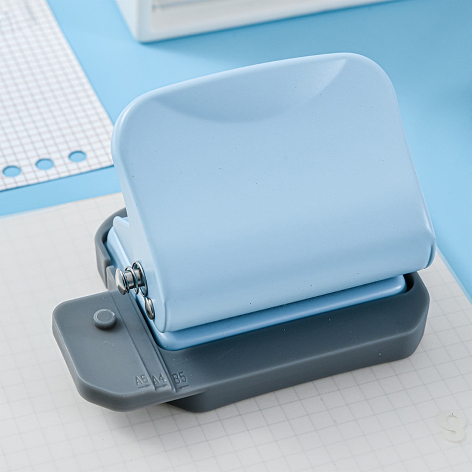 Manual Hole Punch, Adjustable Multi-Hole Paper Punch, Labor-Saving ...