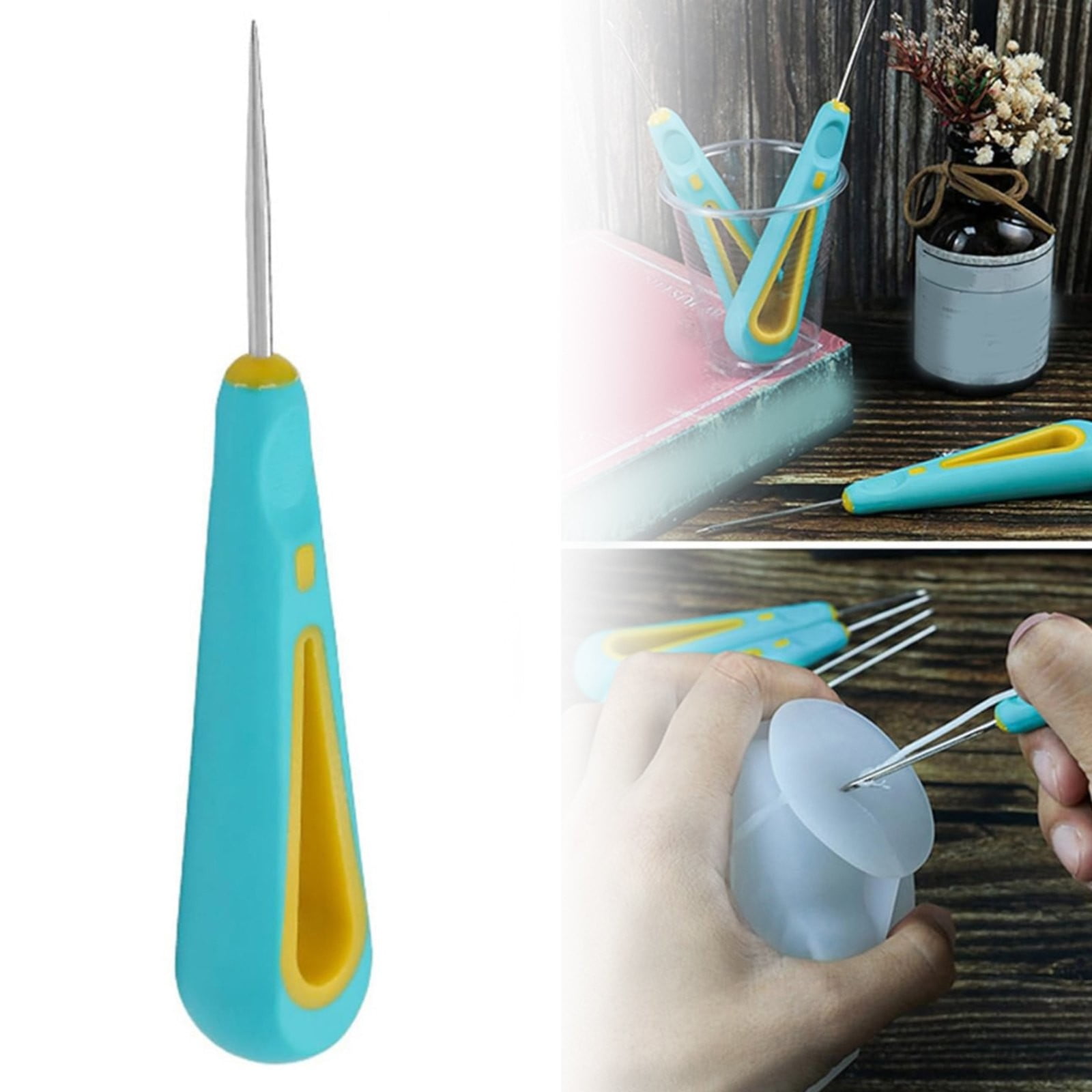 Manual Hole Punch Drill (Stamping Awl Tool, Candle Wick Piercer), Type ...