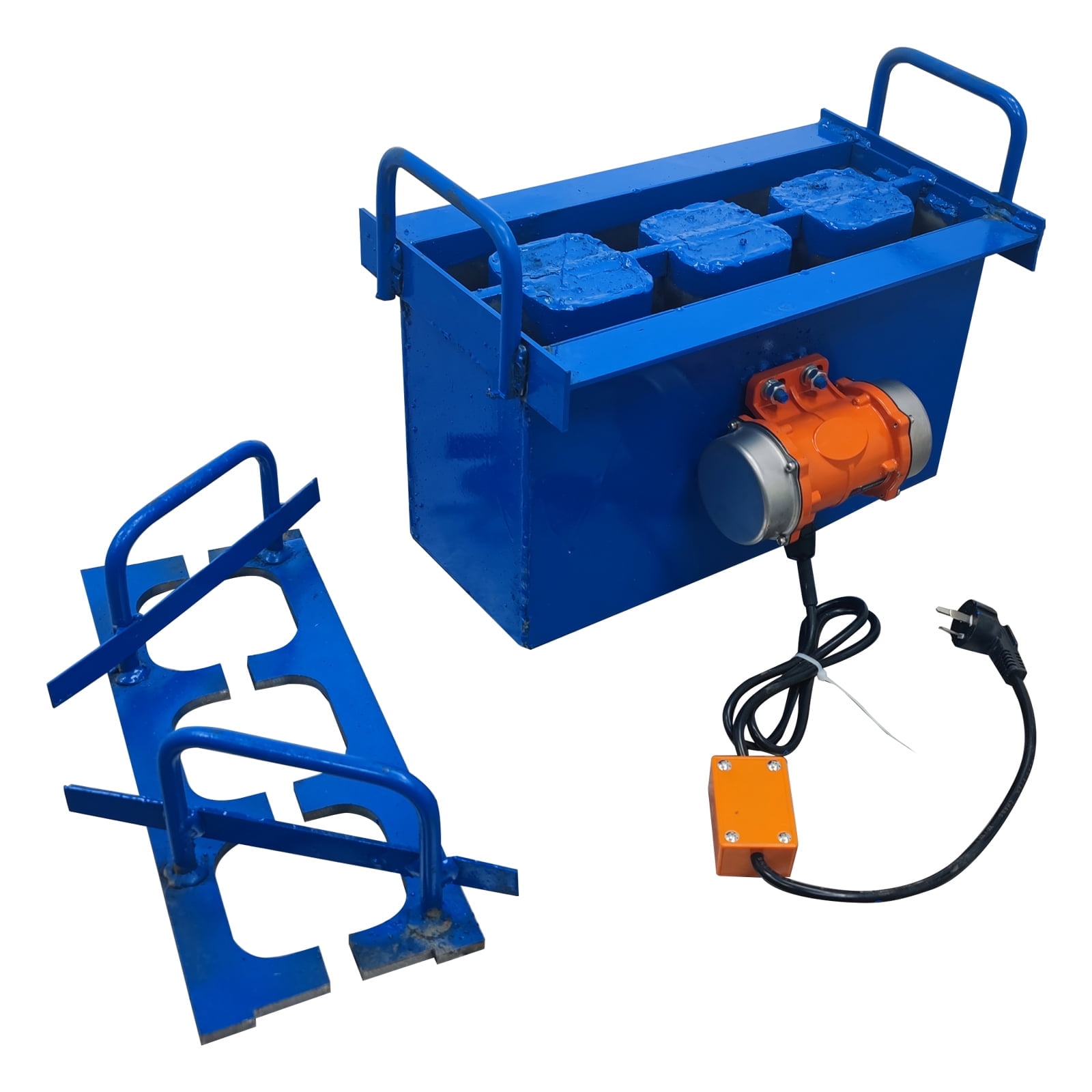 Manual Hollow Soil Block Brick Molding Machine Paving Brick Concrete ...