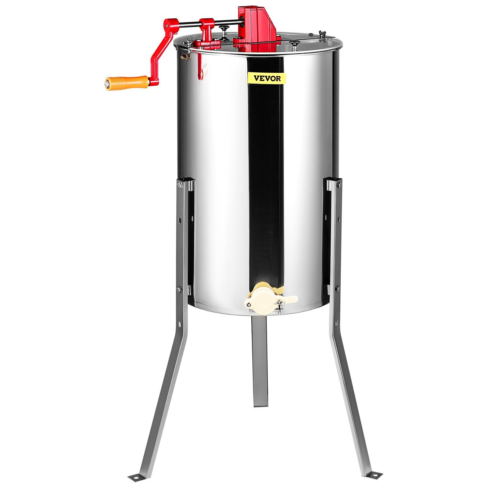 Manual Honey Extractor, 2/4 Frames Honey Spinner Extractor, Stainless ...
