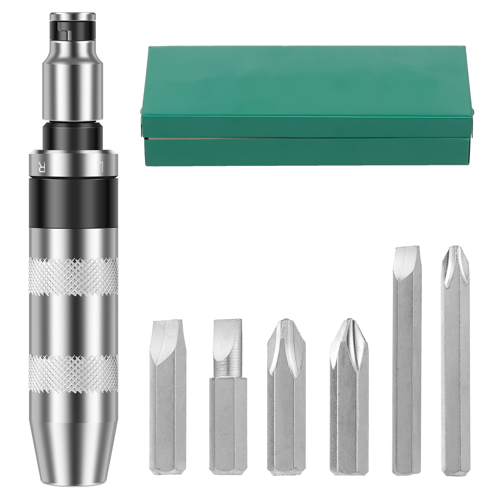 Manual Impact Driver Set with 6 Replaceable Bits High Hardness Hand ...