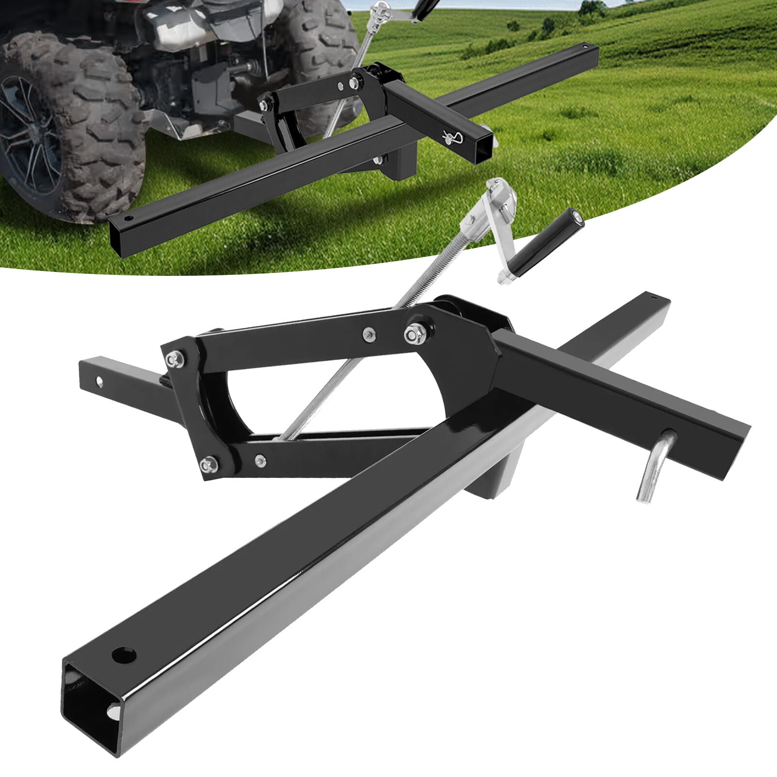 Manual Implement 1-Point Lift For ATV/UTV Field Work 2" Receiver Lawn ...