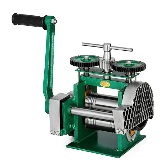 Manual Jewelry Press Rolling Mill Machine 85mm Wire Flat Pattern Sheet ...