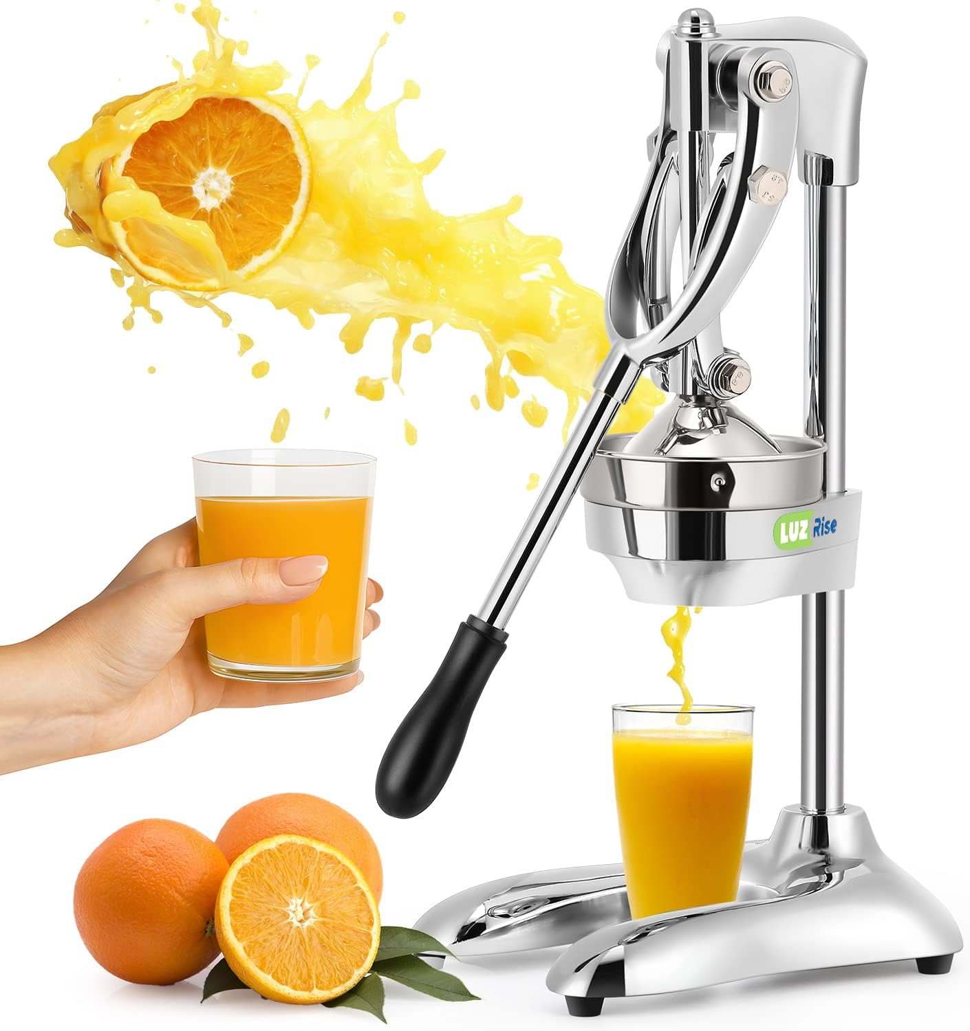 Manual Juicer Hand Press Professional Citrus Countertop Metal Orange on ...