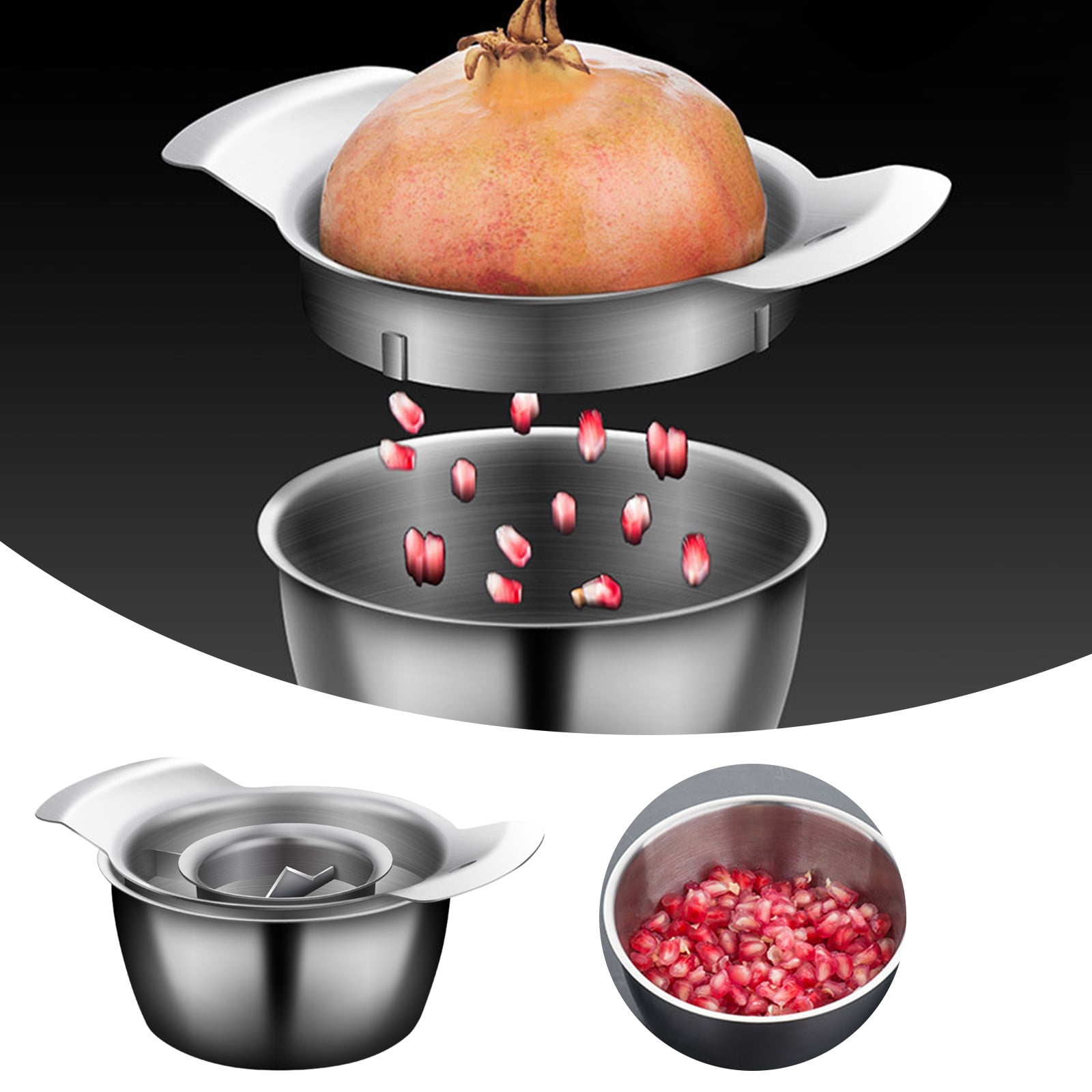 Manual Juicer Jar Pomegranate Peeling Tool Set Pomegranate Deseeder ...