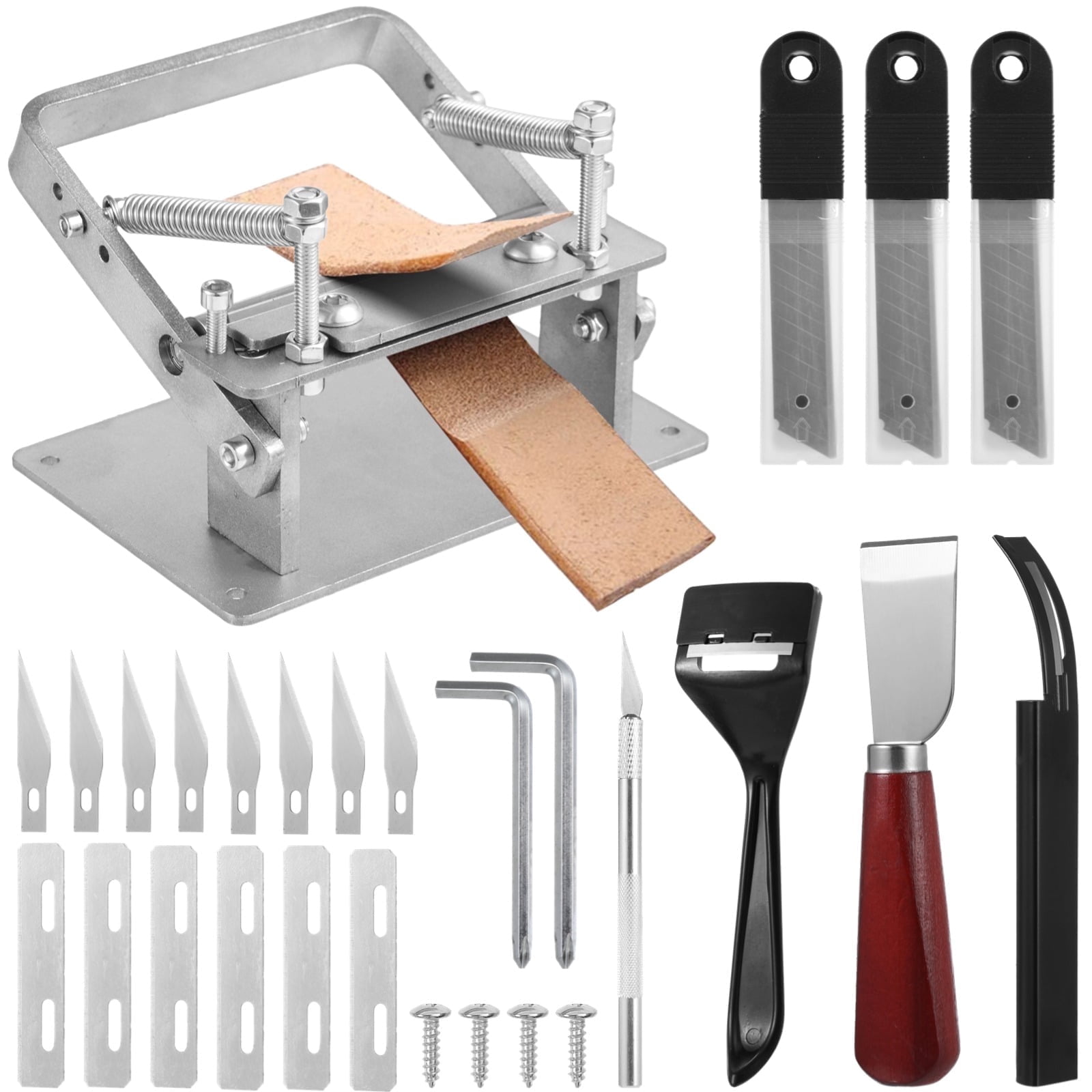 Stainless Steel Manual Leather Skiver Set with Adjustable Thickness ...
