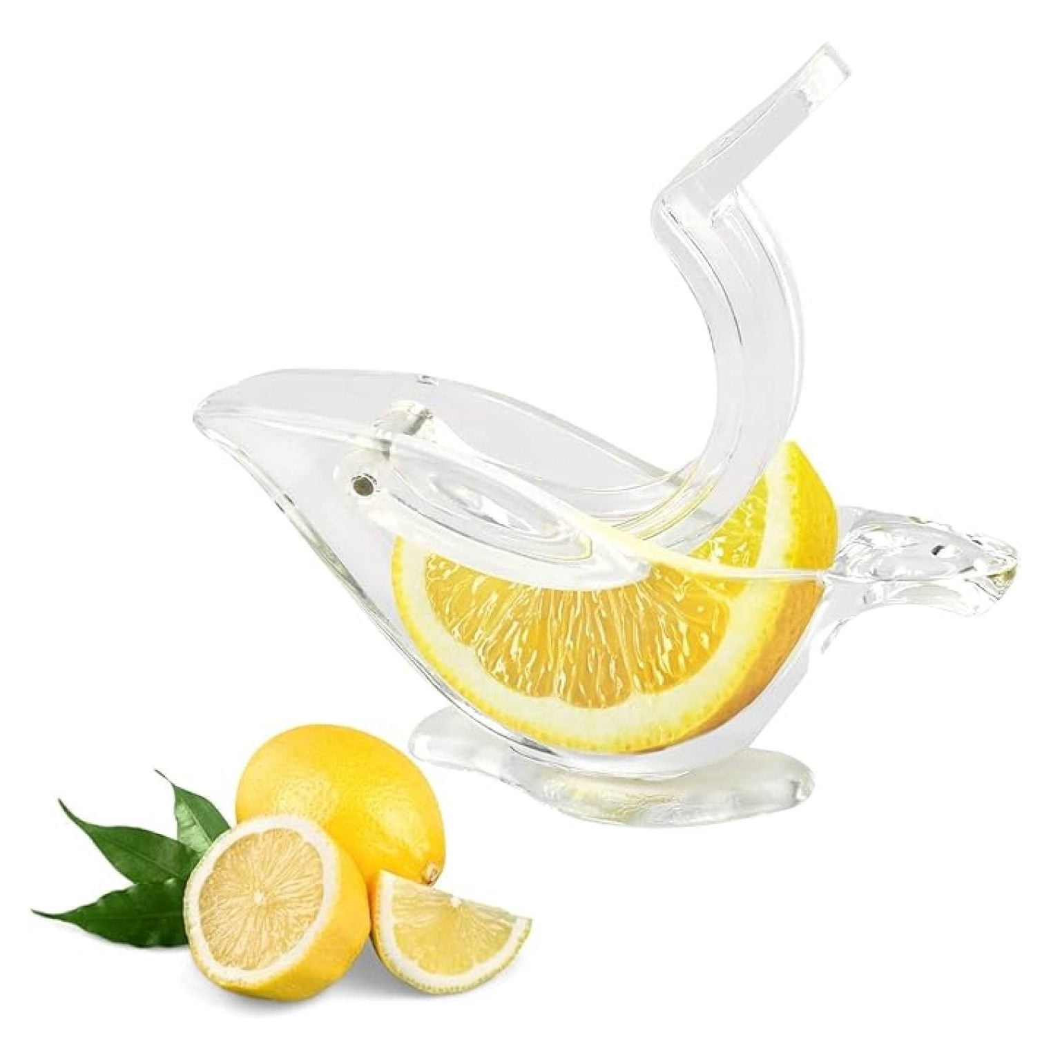Manual Lemon Juicer, Acrylic Manual Lemon Slice Squeezer, Portable ...