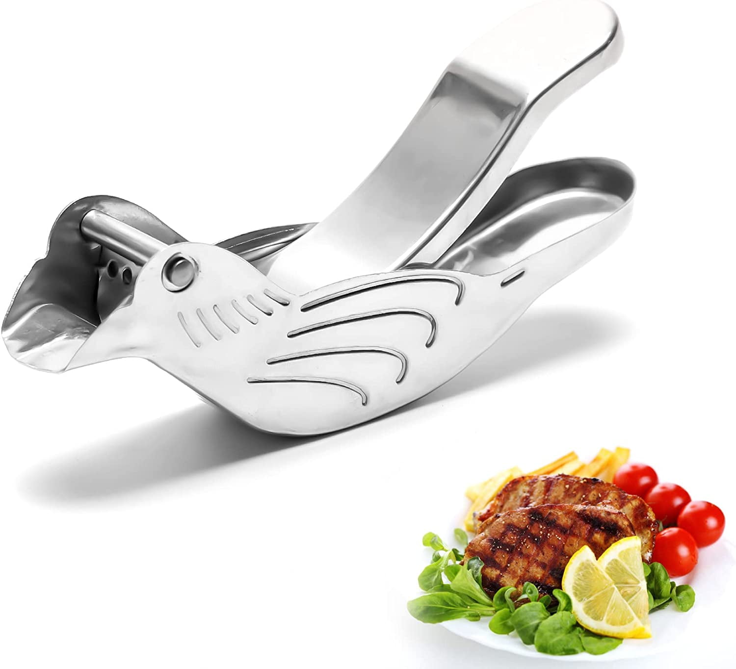 Manual Lemon Juicer Bird - Stainless Steel 304 Portable Fruit Juicer - Lemon Slice Squeezer ...