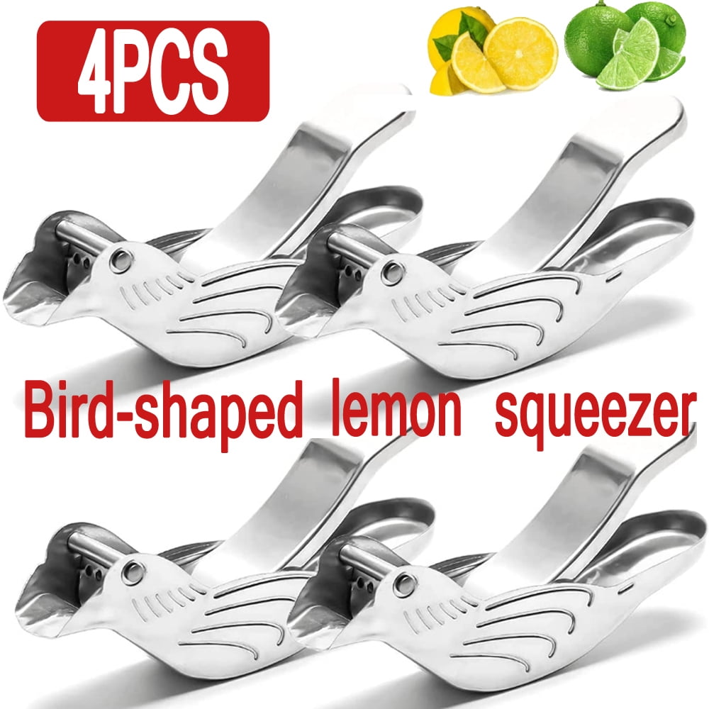 Manual Lemon Juicer Bird - Stainless Steel 304 Portable Fruit Juicer - Lemon Slice Squeezer ...