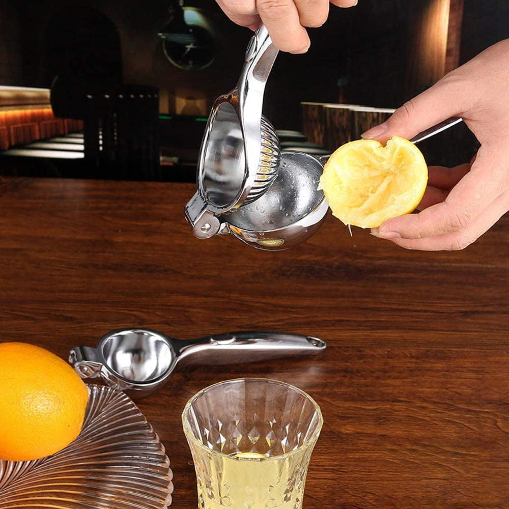 Manual Lemon Squeezer, Stainless Steel Manual Citrus Juicer Lemon Tongs ...