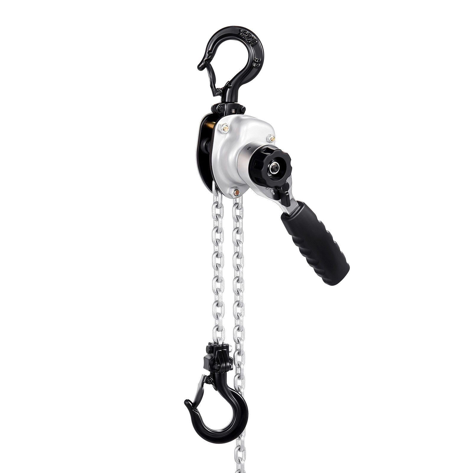 Manual Lever Chain Hoist 1100LBS 1 2 Ton Capacity Heavy Duty Come Along ...