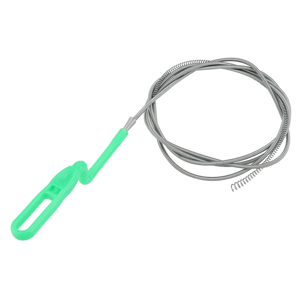 Manual Long Flexible Wire Sink Drain Pipe Dredge Tool Bathroom Kitchen ...