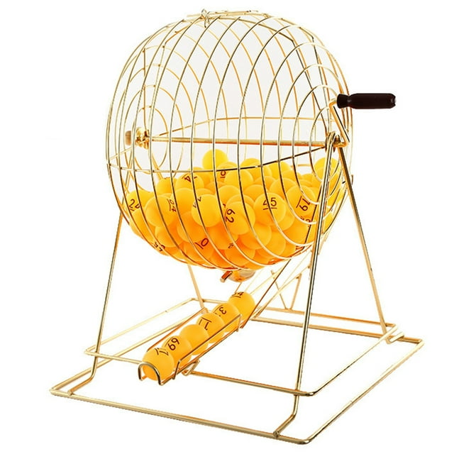 Manual Lottery Ball Machine Bingo Lottery Machine Game Set Lucky ...