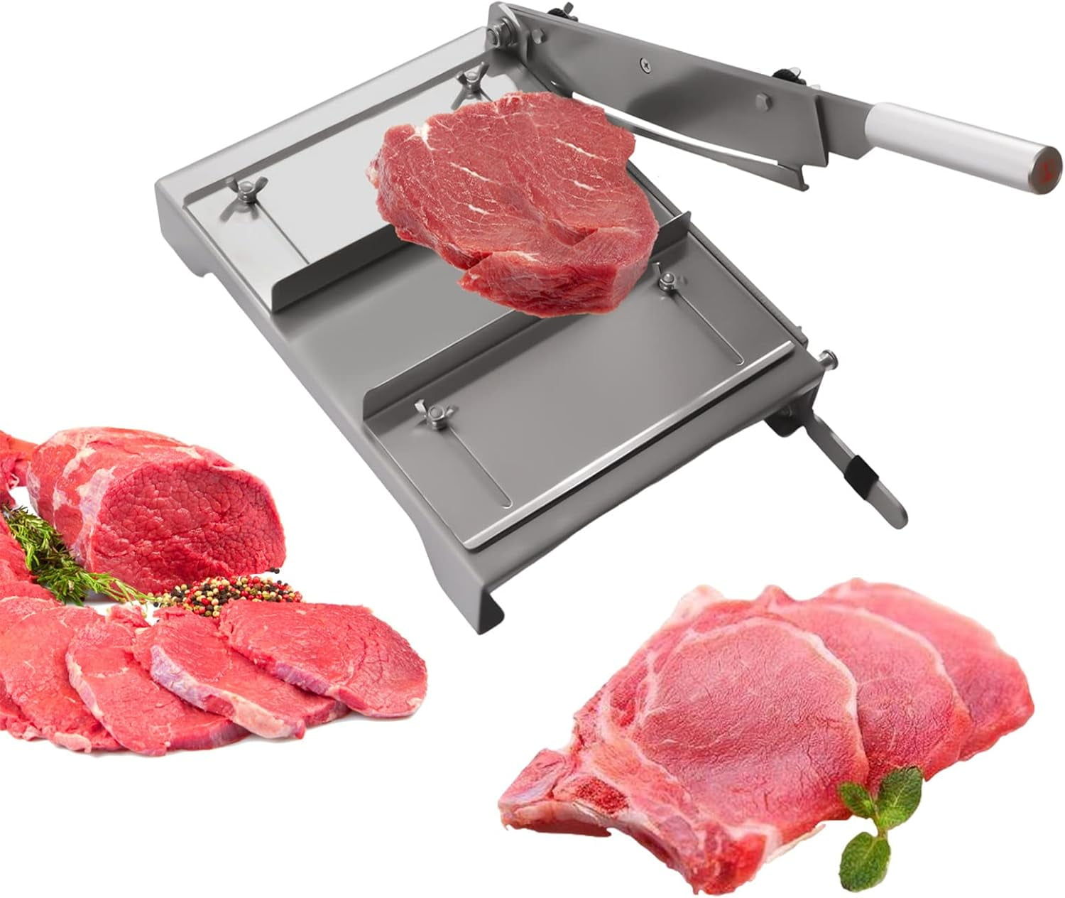 Manual Meat Bone Cutter Machine, Frozen Meat Slicer Bone Cutter, Heavy ...