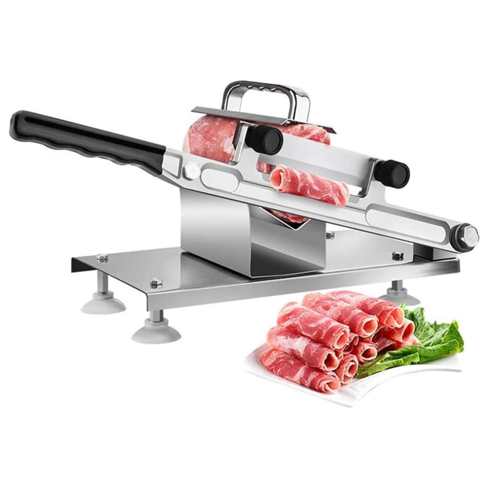 Manual Meat Cutter Manual Ribs Meat Cutter Biltong Slicer with ...