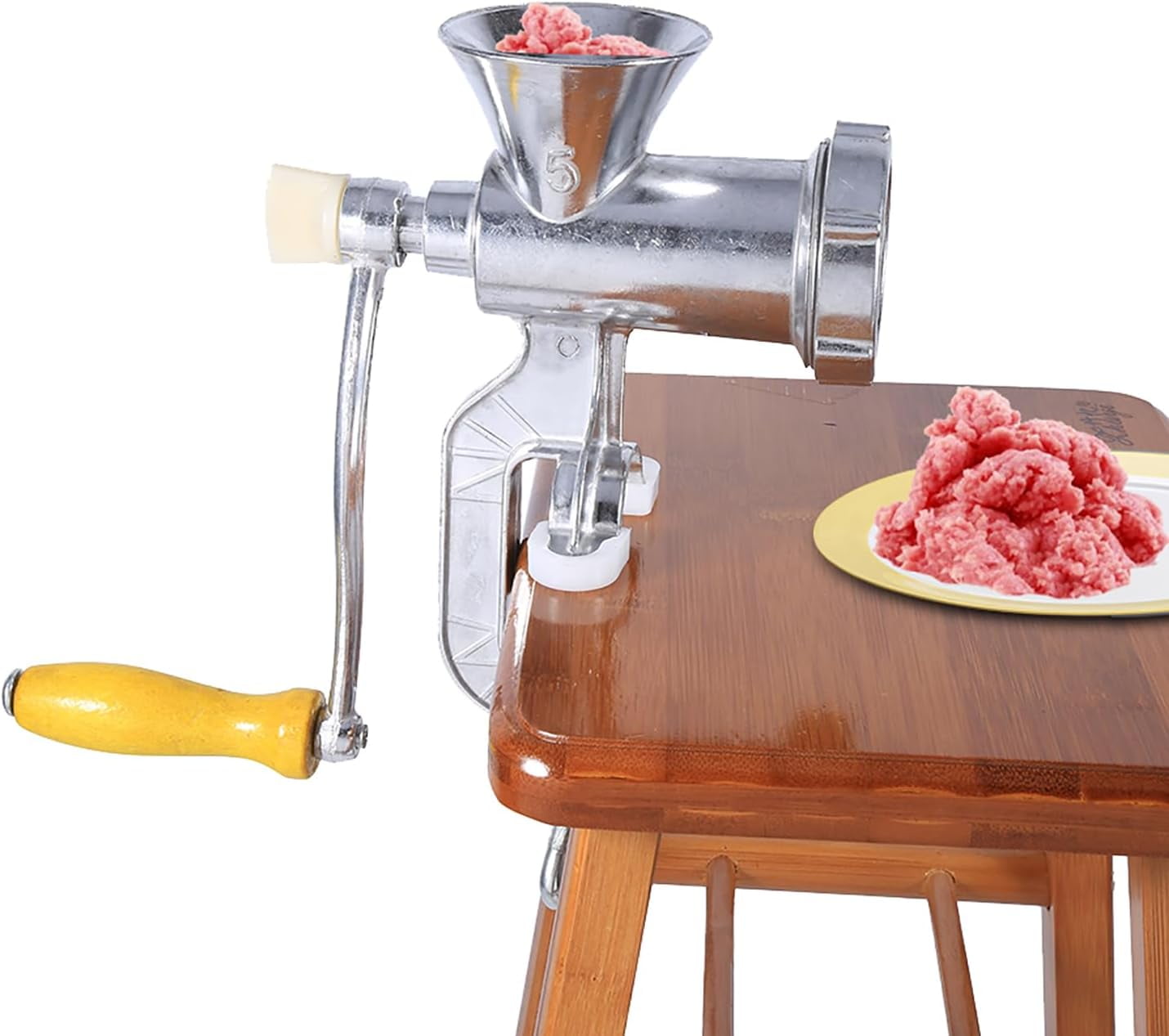 Manual Meat Grinder Aluminium Alloy Hand Operate Manual Meat Grinding ...