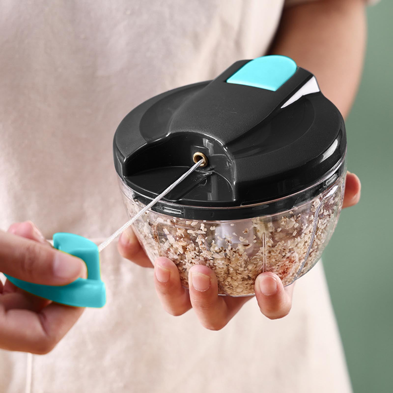 Manual Meat Grinder Vegetable Cutter Garlic Crusher Dumpling Filling ...