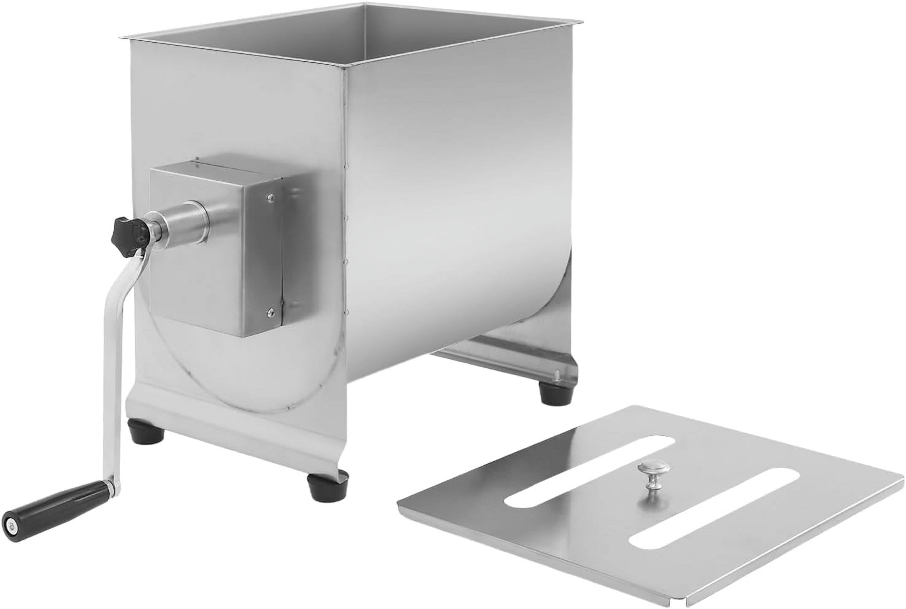 Manual Meat Mixer 44lbs Capacity Tub Stainless Steel Hand Crank Meat ...