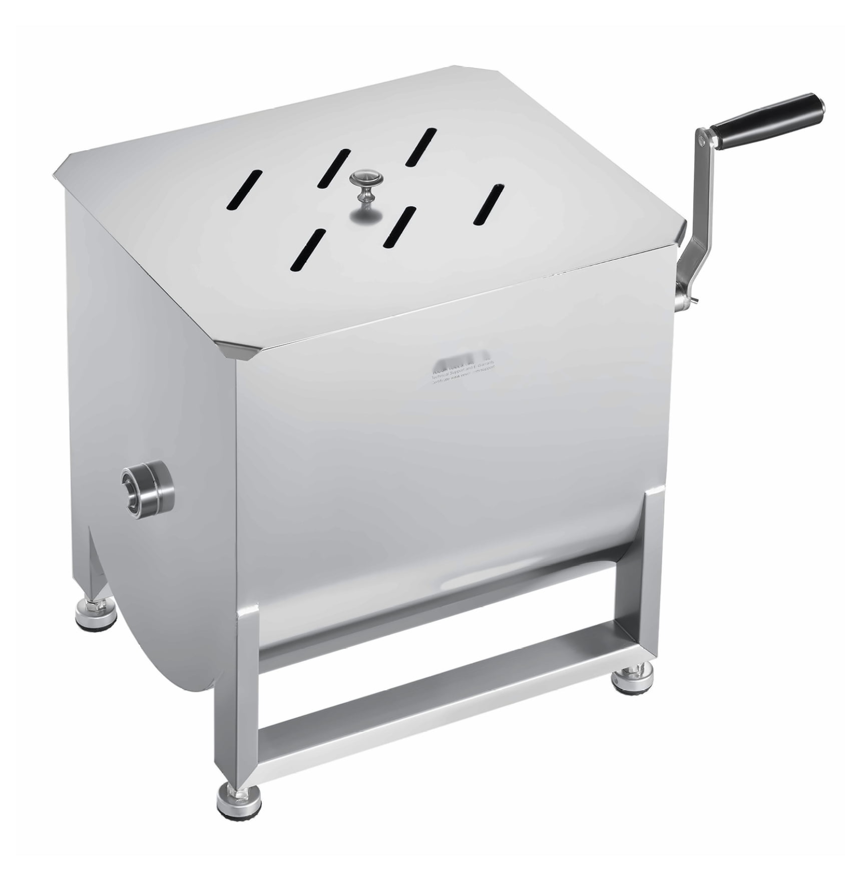 Manual Meat Mixer 80L Fixed Tank - 80lb Capacity Stainless Steel ...