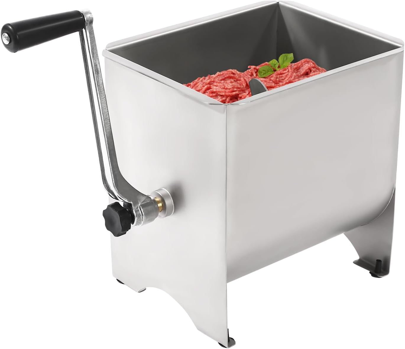 Manual Meat Mixer Stainless Steel Meat Mixer for Sausage 20lbs Manual ...