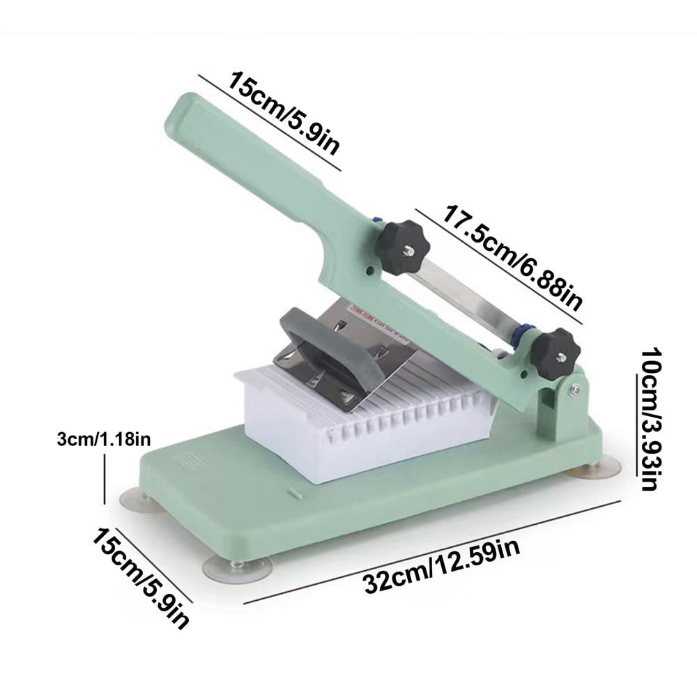 Manual Meat Slicer Stainless Steel Thin Meat Bacon Slicer Removable ...