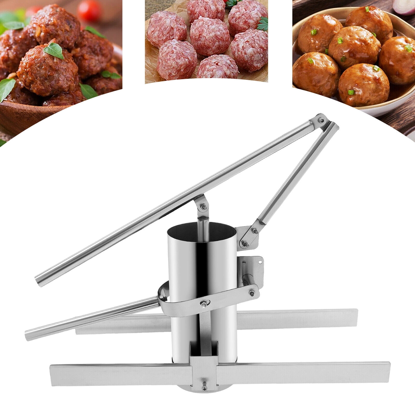 Manual Meatball Making Forming Machine, Commercial Meatball Processing ...