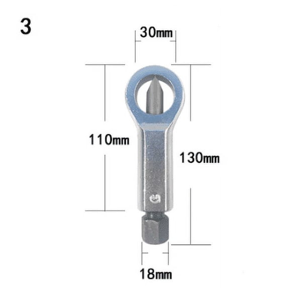 Manual Metal Nut Splitter Breaker, Heavy Duty Nut Remover Extractor ...