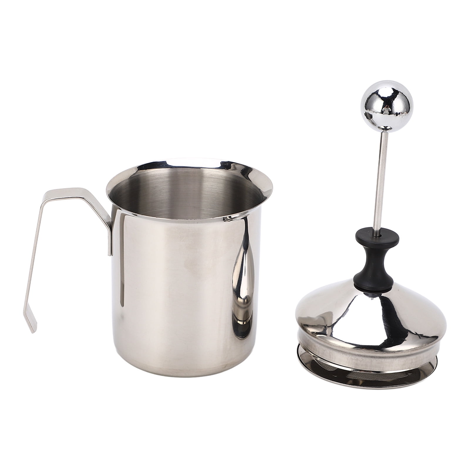 Manual Milk Creamer 500cc Stainless Steel Double Layer Thick Handle ...