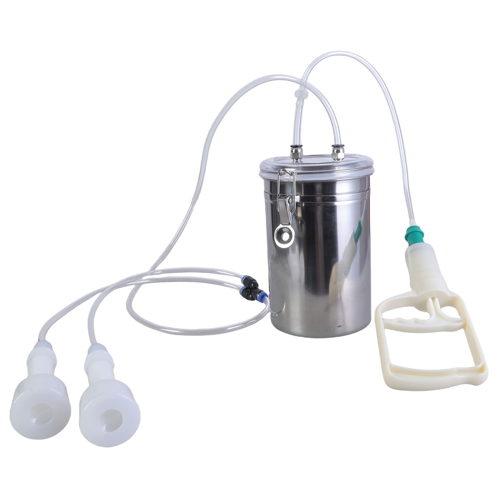 Manual Milking Machine Stainless Steel Goat Sheep Milker Cow Vacuum ...