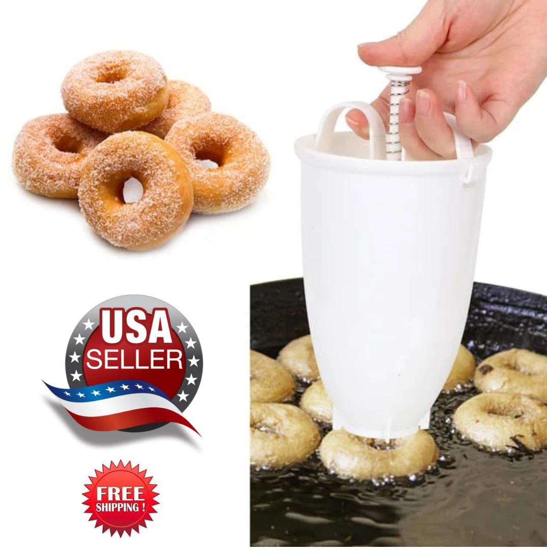 Manual Mini Donut Maker Mould Kitchen Utensil Diy Tool Doughnut ...