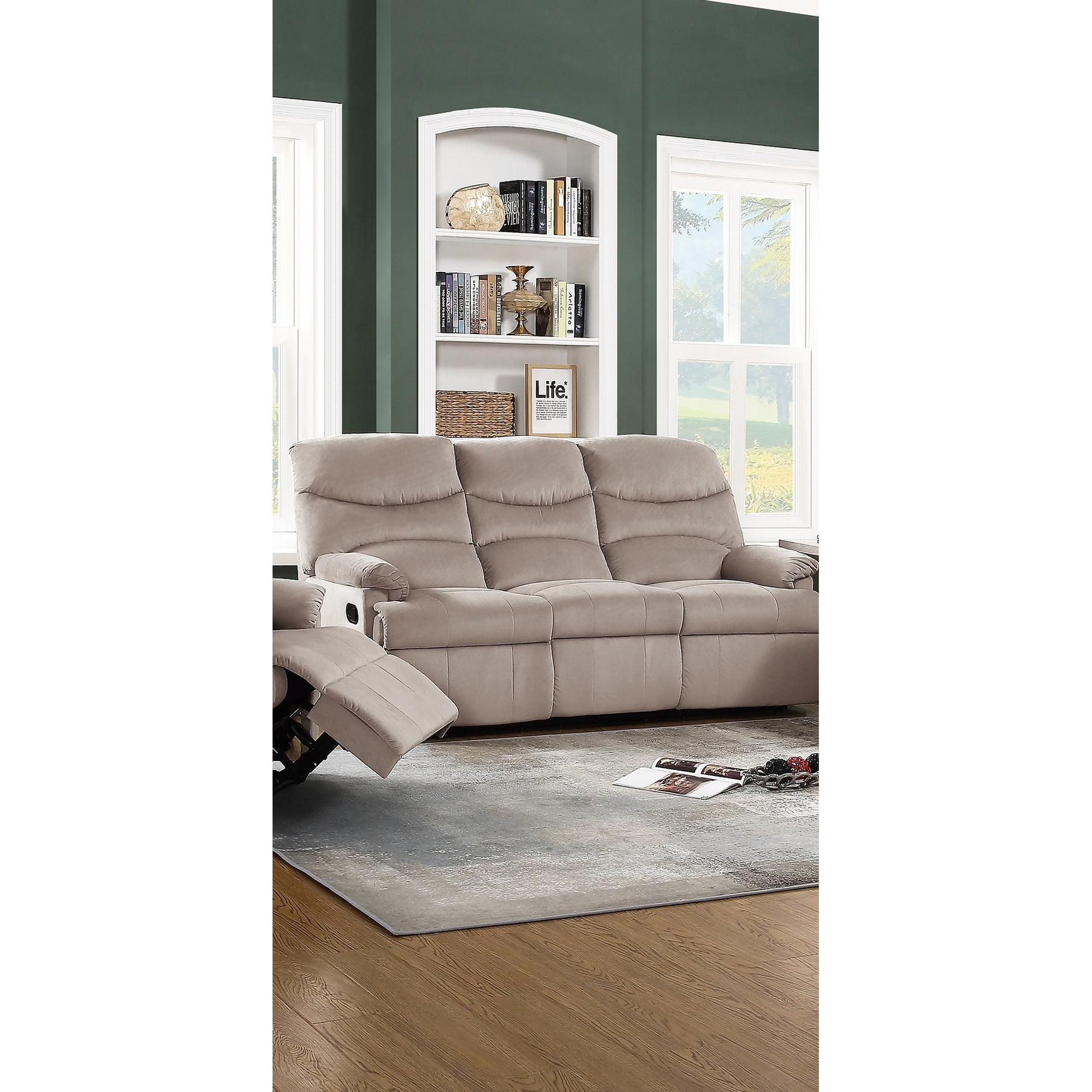 Manual Motion 3 - Seater+Smooth Reclining Action”-“Evening Relaxation ...