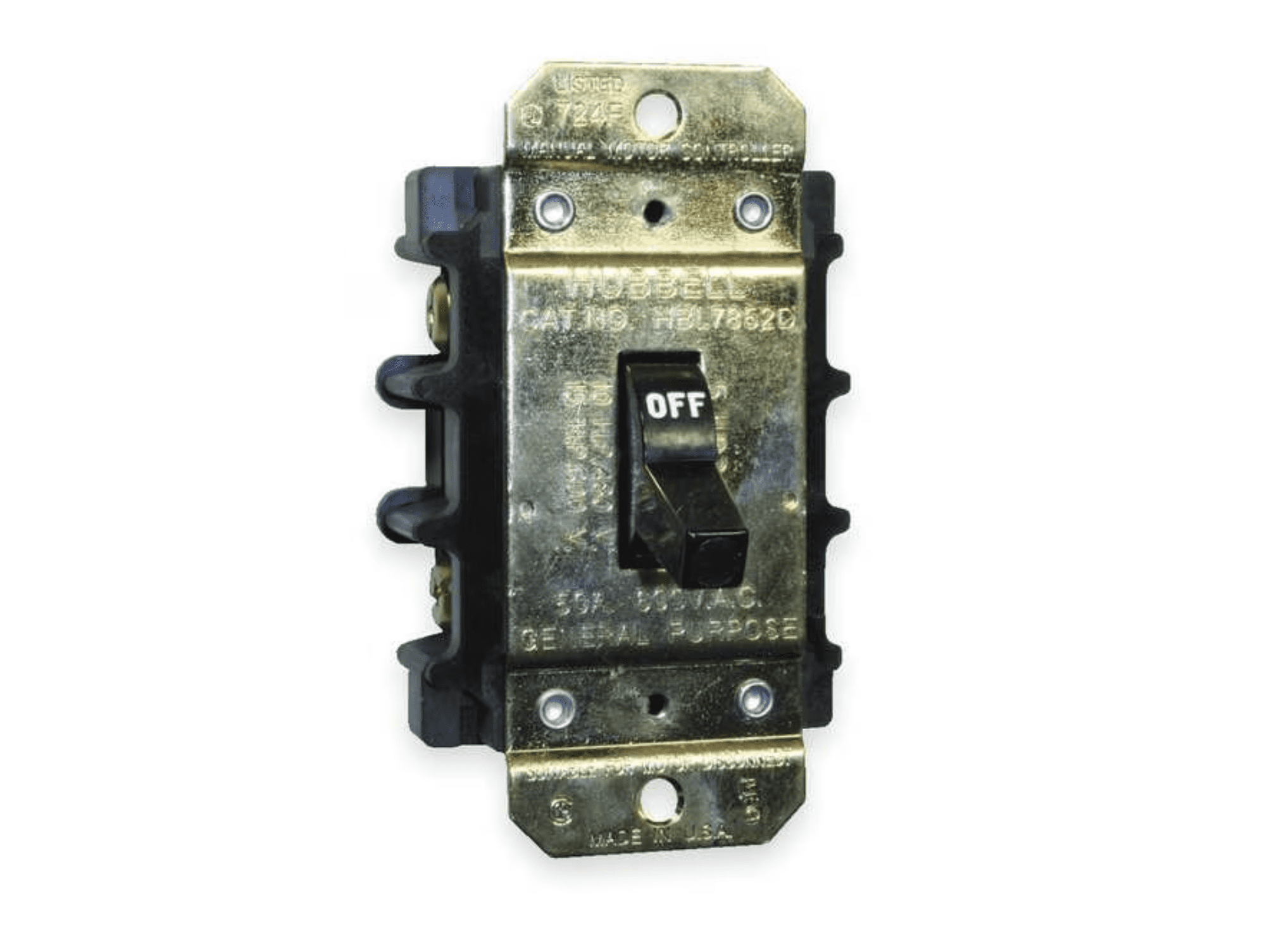 Manual Motor Switch, 50A, 600VAC, 2P - Walmart.com