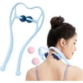 Manual Neck Massager Roller Neck Roller Massager With62 Balls Massage