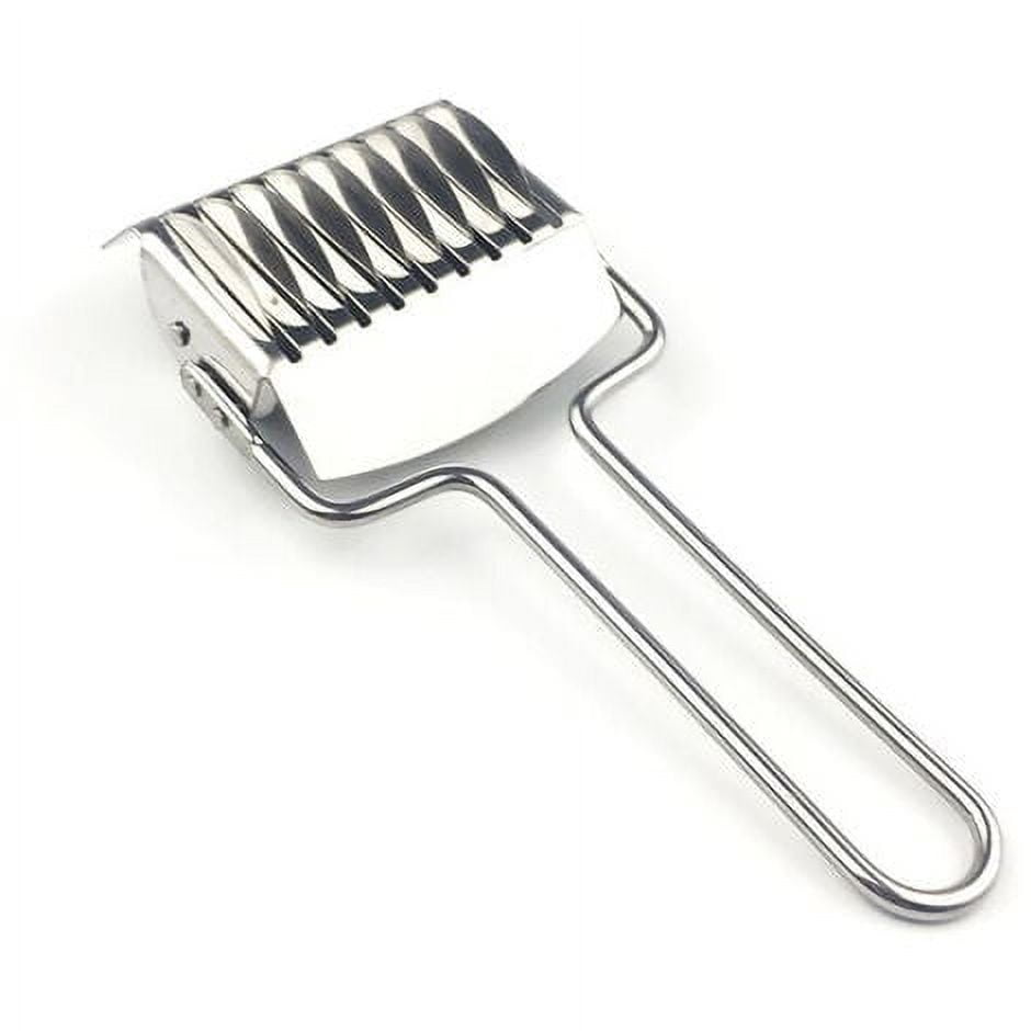 Manual Noodle Cutter Roller Dough Sheeter Fresh Pasta Machine Stainless ...