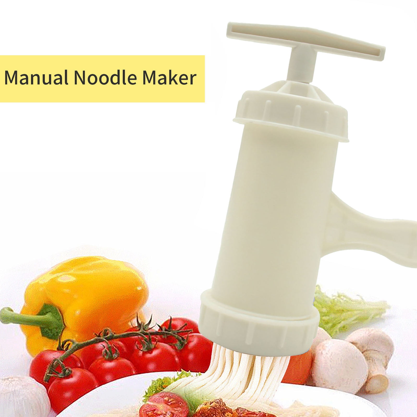 Manual Noodles Press Machine Pasta Maker with 2 Noodle Mould - Walmart.com