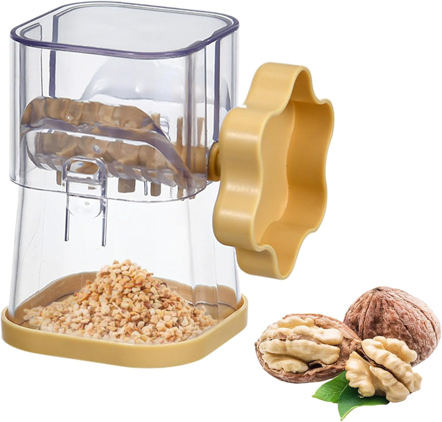 Manual Nut Grinder: Portable Nut Chopper Manual Hand Crank, Food ...