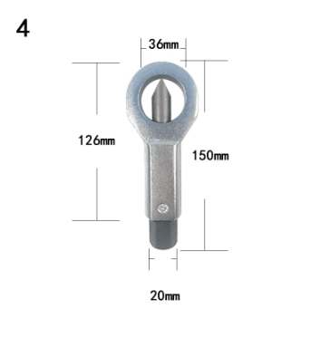 Manual Nut Splitter Tool, Heavy Duty Nut Breaker, Carbon Steel ...