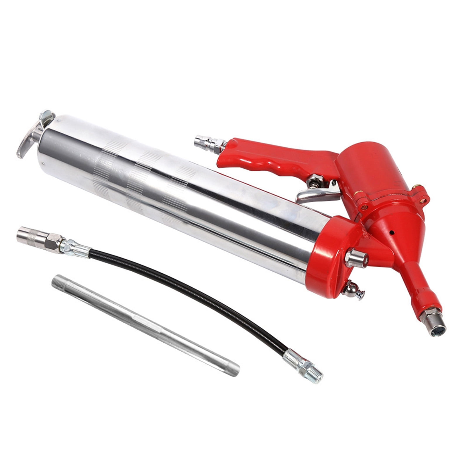 Manual One Hand Pistol Grip Air Pneumatic Compressor Pump Grease Gun w ...