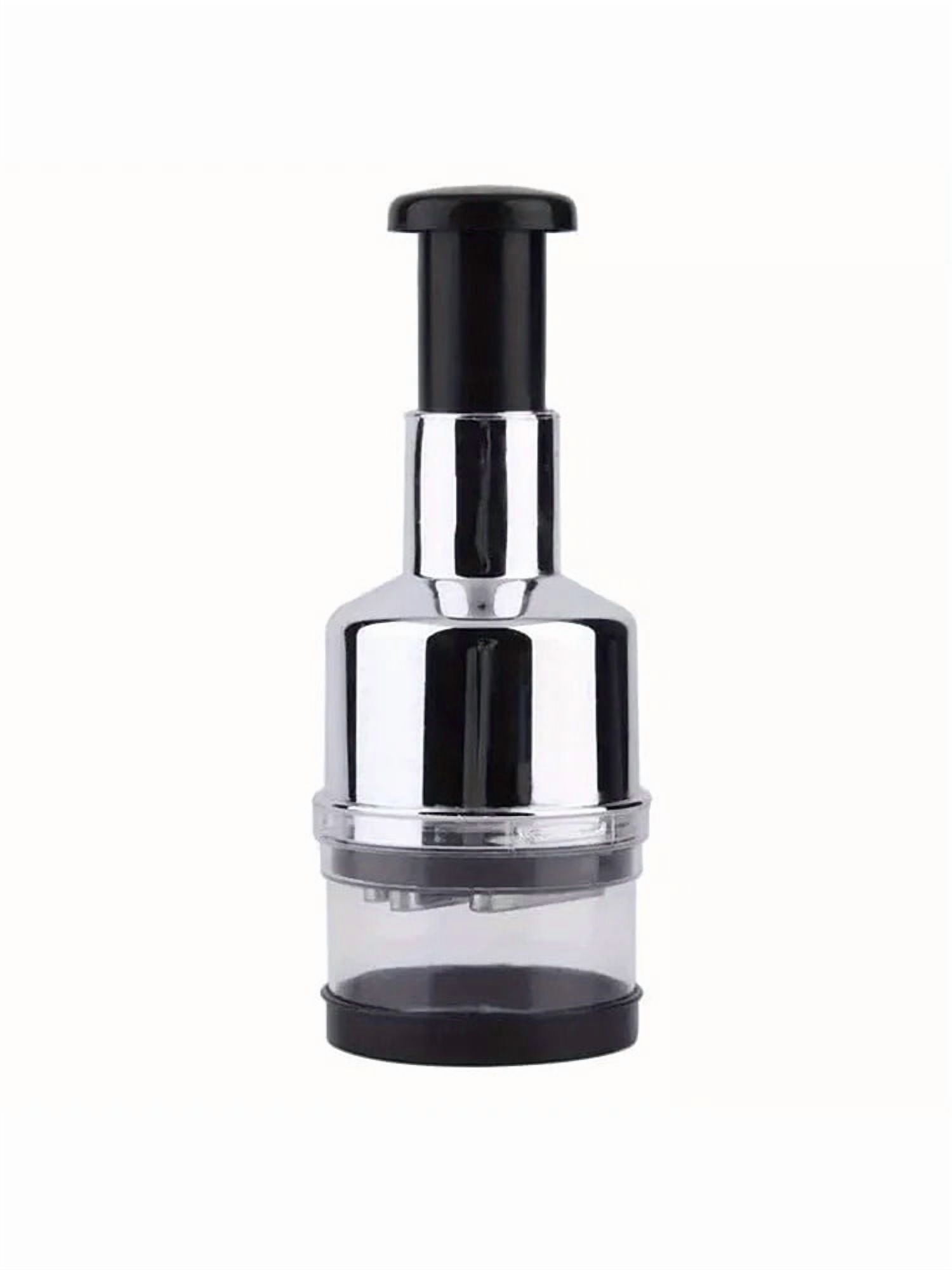 Manual Onion Chopper Stainless Steel Garlic Presser Food Crusher Cutter ...