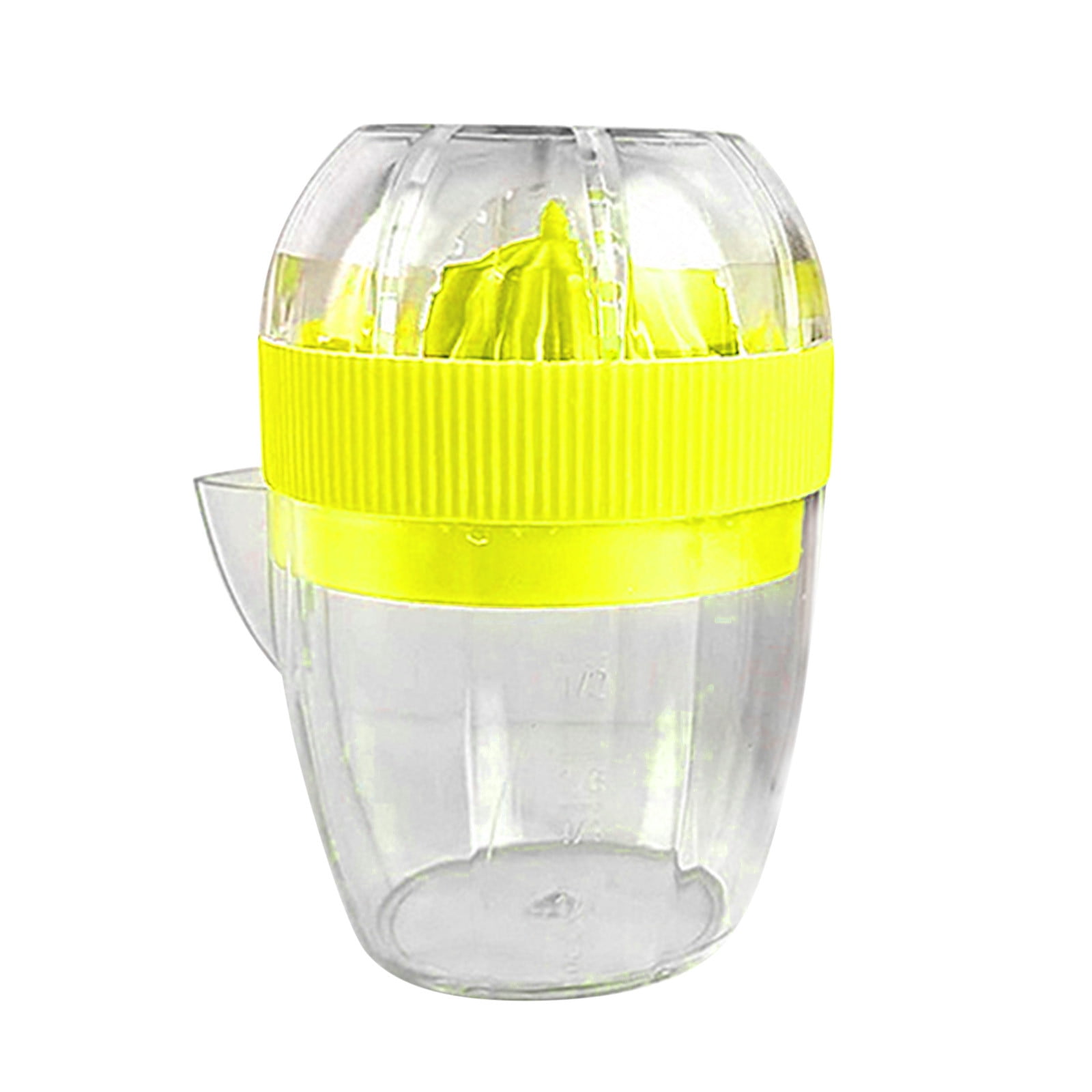 Manual Orange Juicer - Plastic Hand Squeezer with Lid, Easy to Use for ...